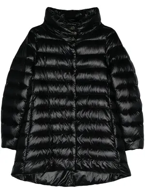 Herno A-shape Amelia Coat - Black