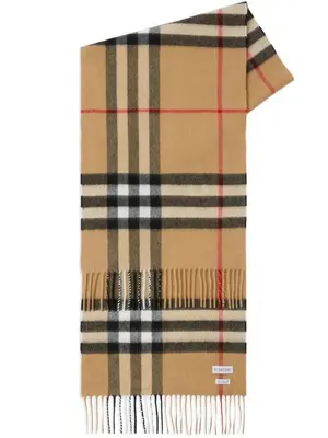 Burberry Check Cashmere Scarf