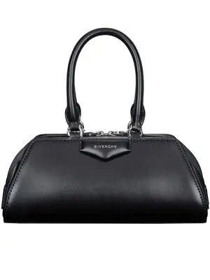 Givenchy Antigona East-west Mini Box Leather Bag - Black