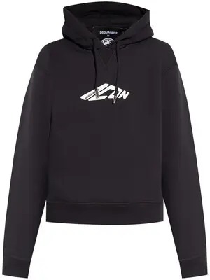 Dsquared2 Cool Fit Icon Hoodie - Black
