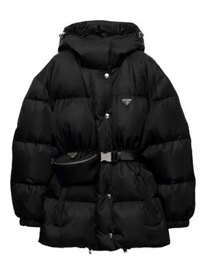 Prada Re-nylon Down Jacket - Black