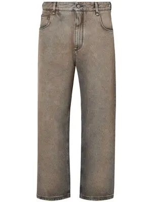 Fendi Faded Jeans Pants - Gray