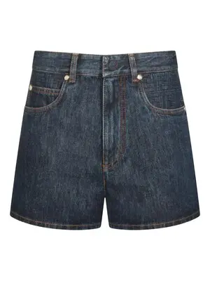Fendi Denim Shorts - Blue