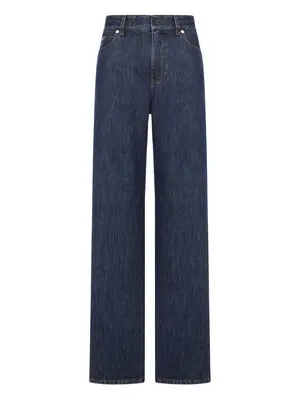 Fendi Long Jeans - Blue