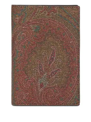Etro Arnica Passport Holder - Brown