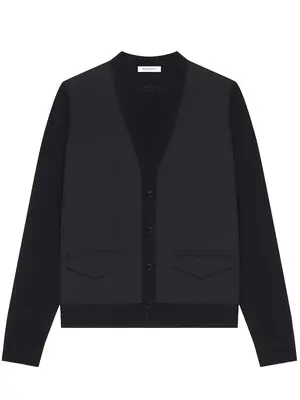 Givenchy V-neck Pockets Cardigan - Black
