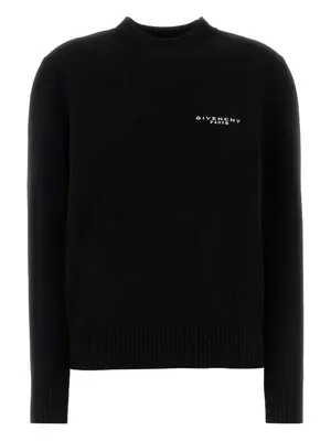 Givenchy Small Crew Neck Sweater - Black