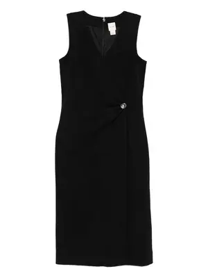 Calvin Klein Stretch Crepe Hardware Dress