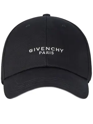 Givenchy Curved Cap Paris - Black