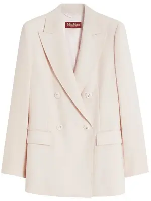 Max Mara Double Breasted Blazer - Pink