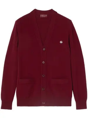 Gucci Cashmere Wool Cardigan With Embroidery
