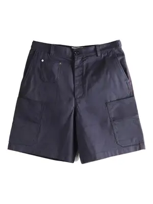 Givenchy Denim Shorts With Patch Pockets - Blue