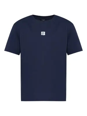 BALMAIN PARIS Loose Ss T-shirt - Blue