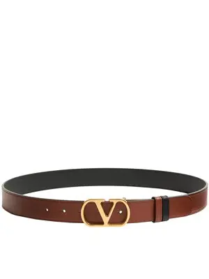 Valentino Garavani Reversible Vlogo Signature Belt - Black
