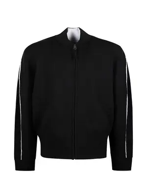 Givenchy Couture Seam Zipped Cardigan - Black