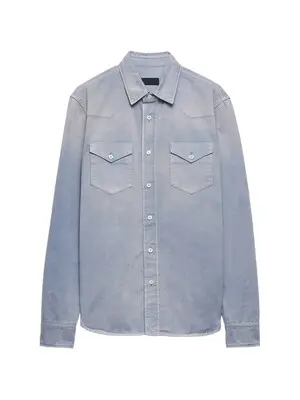 Prada Gabardine Shirt - Blue