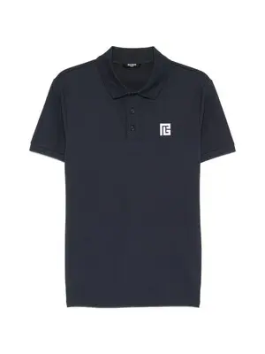 BALMAIN PARIS Classic Ss Polo - Blue