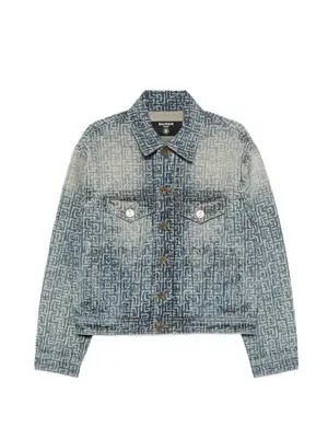 BALMAIN PARIS Denim Jacket - Blue