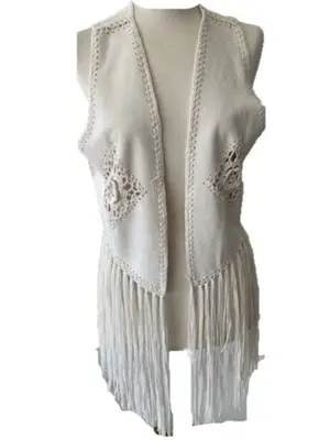 Pho Firenze Fringe Eco Suede Vest
