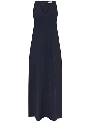 CRUNA V-neck Midi Dress