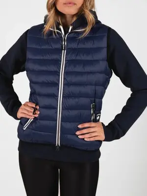 PODHIO Down Imitation Padding Vest - Blue
