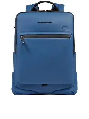 PIQUADRO Fabric Backpack For Laptop 15.6 - Blue