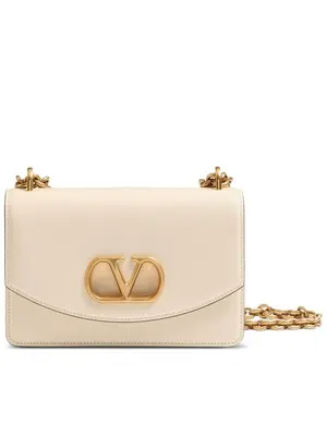 Valentino Garavani Small Shoulder Bag Vain - Beige