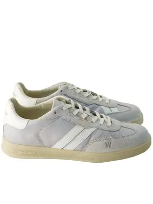 Woolrich Double U.t Suede Tex Laminated Sneakers - Gray