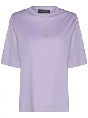 ELENA MIRO` Crew Neck T-shirt