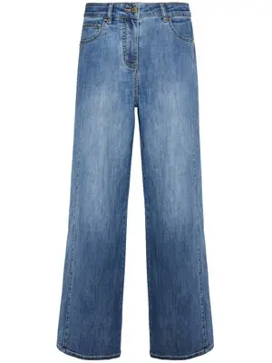 ELENA MIRO` Wide Leg Jeans