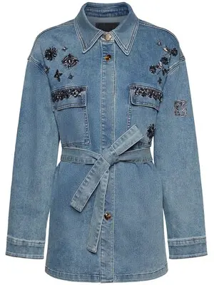 ELENA MIRO` Overshirt - Blue