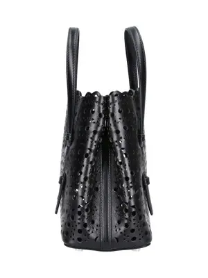 Alaïa Mina 20" Perforated Calfskin Tote Bag
