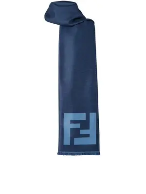 Fendi Ff Scarf - Blue