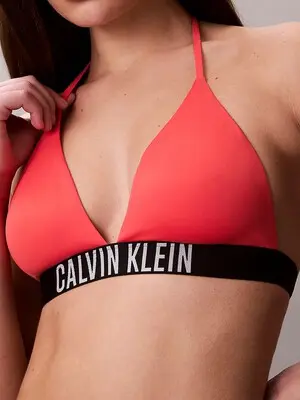 Calvin Klein Halter Triangle - Red