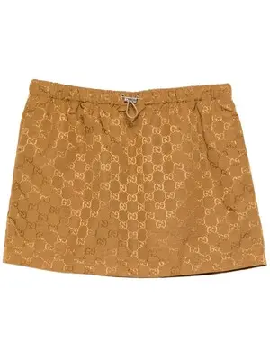 Gucci Skirt Slub Gg Nylon