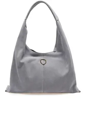 BLAUER. Leather Tote Bag - Blue