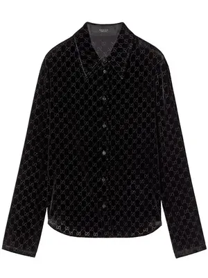 Gucci Cropped Shirt - Black