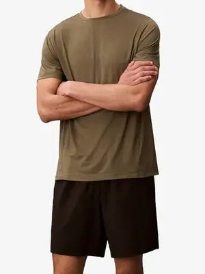 Calvin Klein Mesh Ss Tee - Green