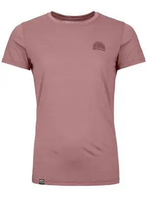 ORTOVOX T-shirt 120 Cool Tech Mtn Stripe Ts W - Pink