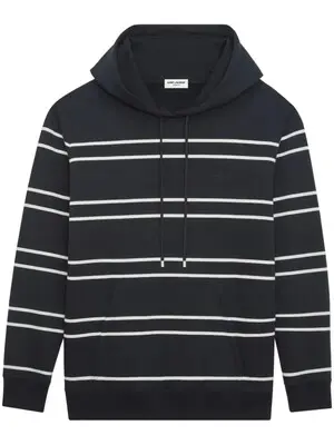 Saint Laurent Hooded Sweatshirt - Black