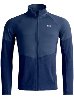 ORTOVOX Fleece Light Grid Jacket - Blue