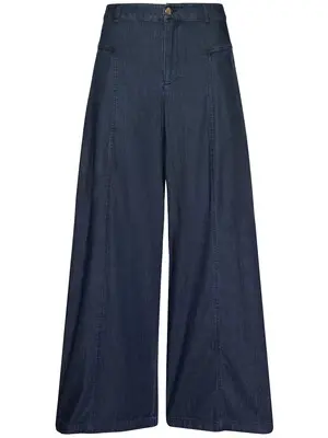 ELENA MIRO` Wide Leg Jeans