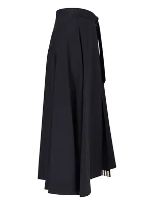 Burberry Maxi Wool Skirt