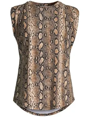 Michael Kors Sleeveless Crewneck Tee