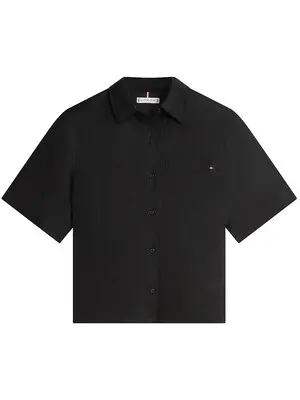 Tommy Hilfiger Linen T-shirt - Black