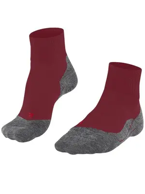 Falke Tk5 Wander Short Socks - Red