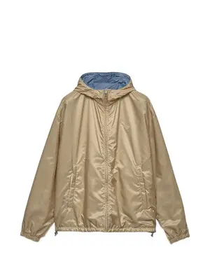 Prada Reversible Jacket In Re-nylon - Black