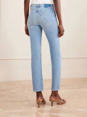 MOTHER The Tomcat Skimp High-rise Straight-leg Jeans