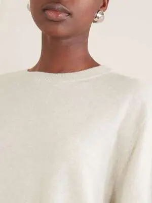 LISA YANG Cila Cashmere T-shirt - Beige