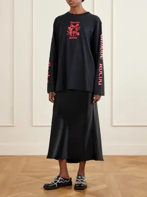 Simone Rocha Coming Up Roses" Printed Cotton T-shirt